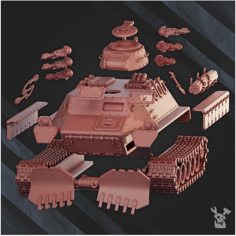 Arctic Hammer APC – Grimdark Armored Transport Tank | 28mm Sci-fi ...