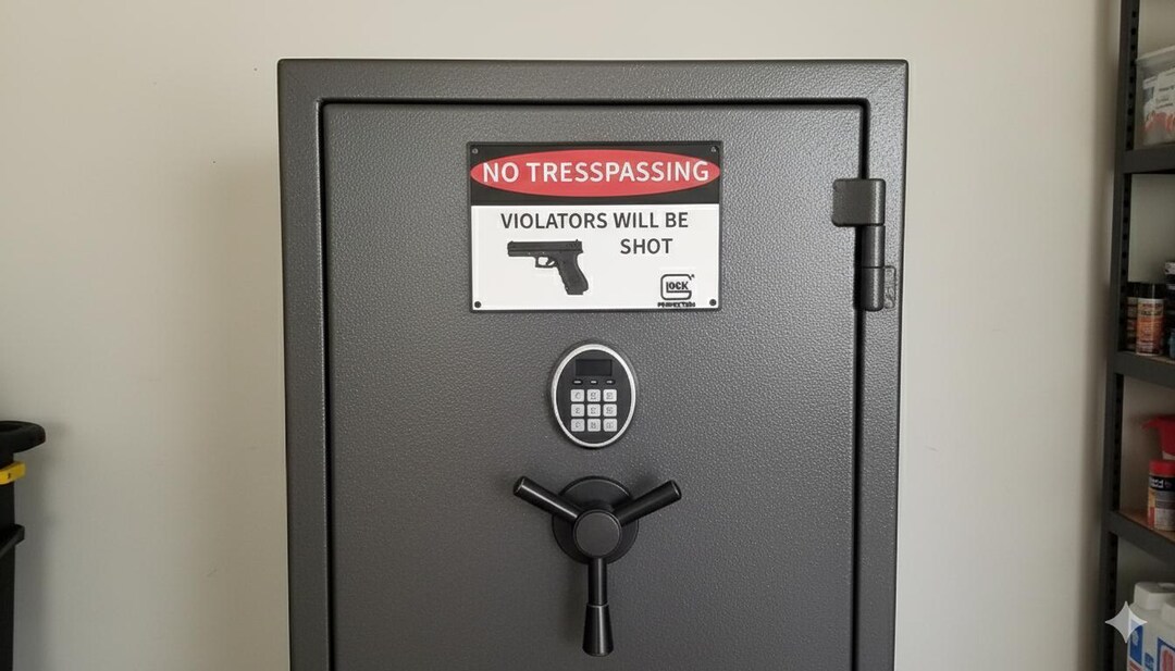 No Trespassing – Glock Protection Sign - Etsy