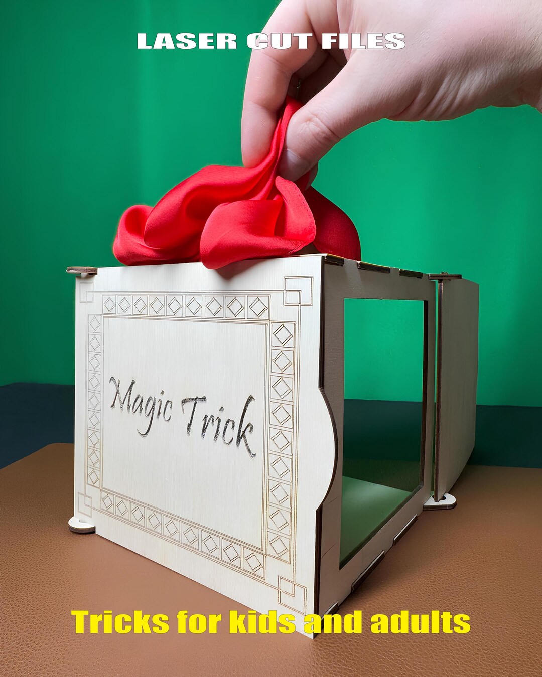 The Mirage Box: A Magician's Secret for Appearing Items - Laser Cut ...
