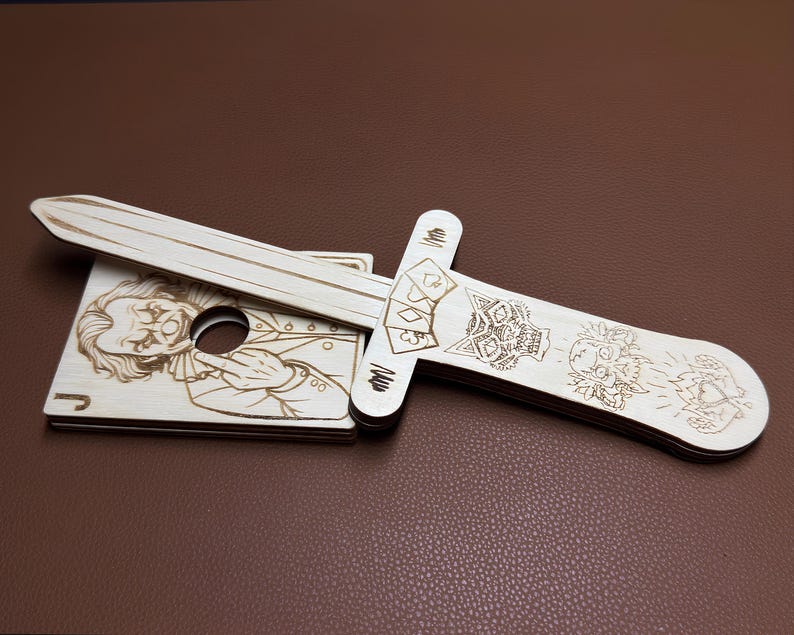 Magic Trick: Sword Through Finger - Laser Cut Files - Etsy New Zealand