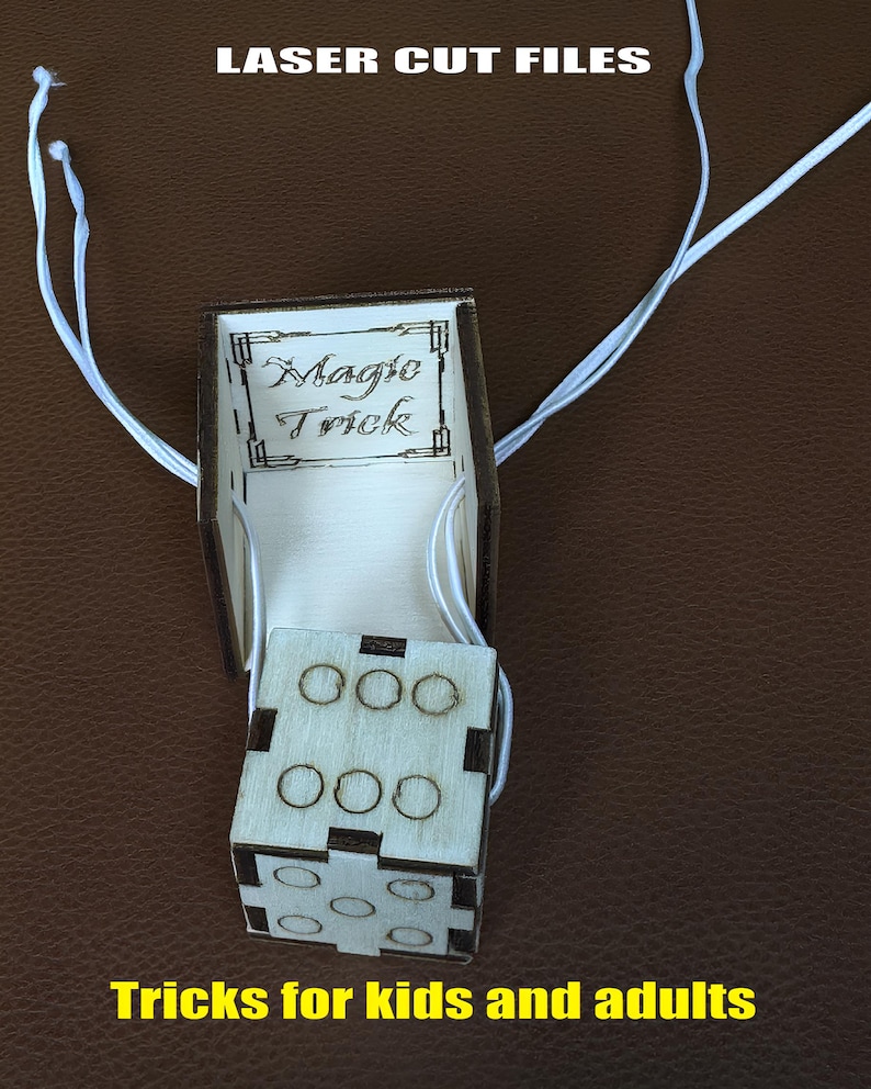 Magic Rope Trick - Laser Cut Files for Download - SVG - PDF - Ai - Etsy
