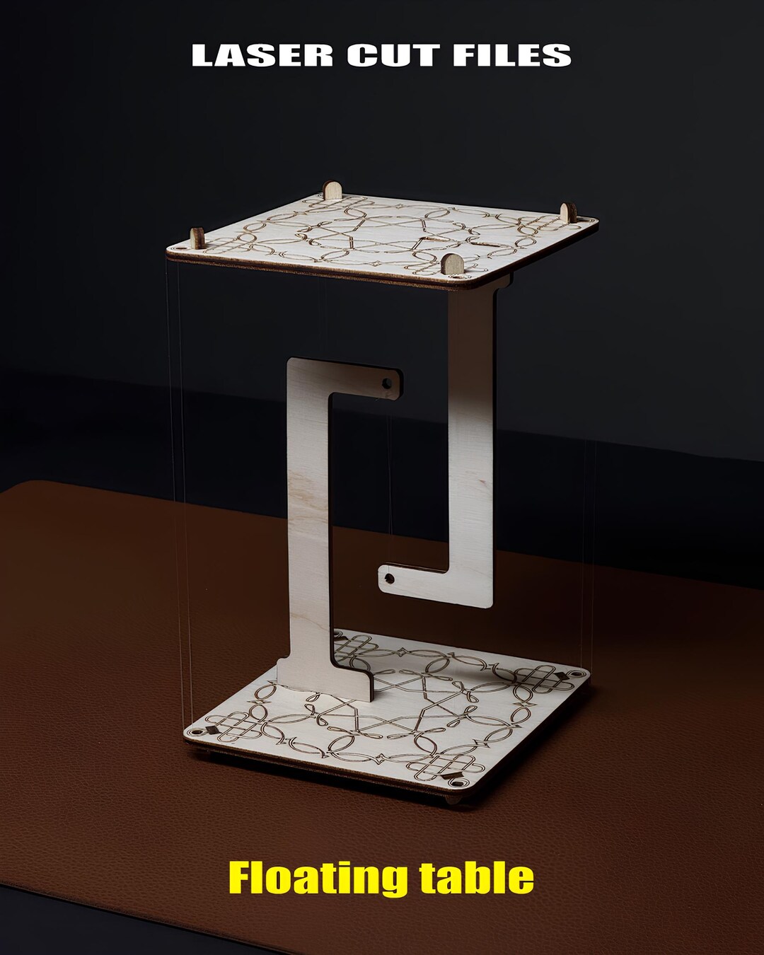 Optical Illusion - DIY Floating Table (digital Download) - Laser Cut ...