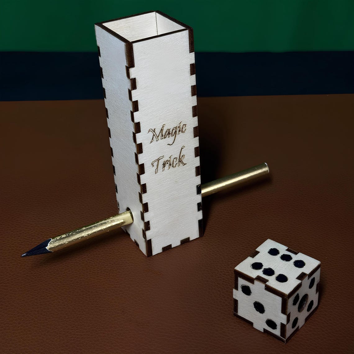 The Pencil Passes Through the Cube - Cube Penetration - Magic Box ...