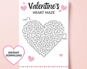 Valentine Class Gifts for Kids, Valentine's Day Party Favors, A-maze ...