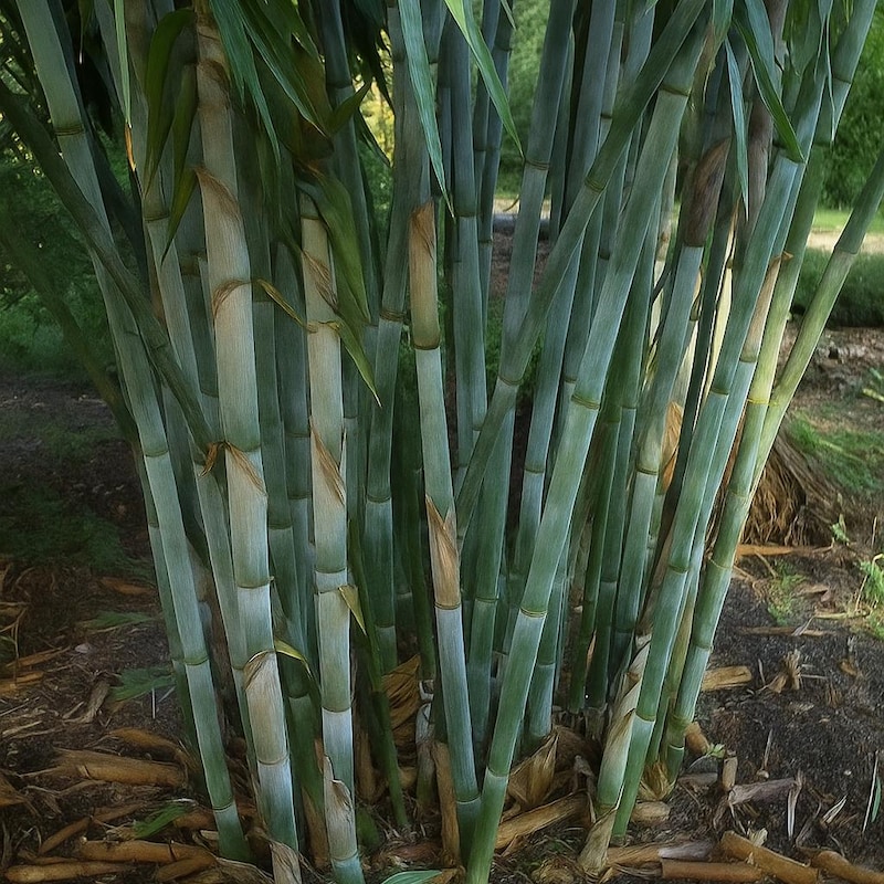 Blue Bamboo Plant - Etsy