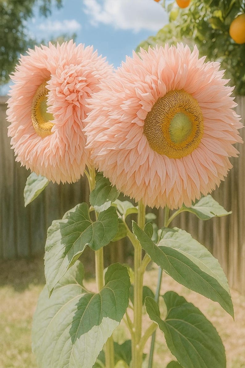 Pink Teddy Bear Sunflower Seeds: Rare Fluffy Blooms (50 Seeds) - Etsy