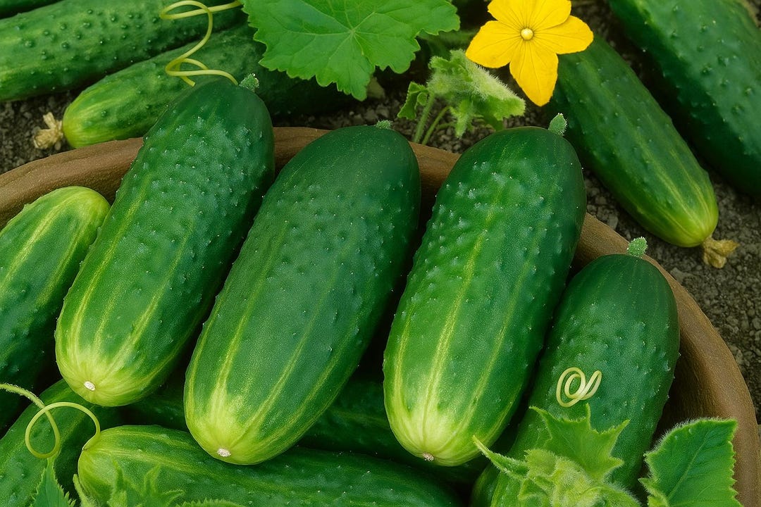40 County Fair Pickling Cucumber Seeds - Heirloom Non-gmo, Crisp ...