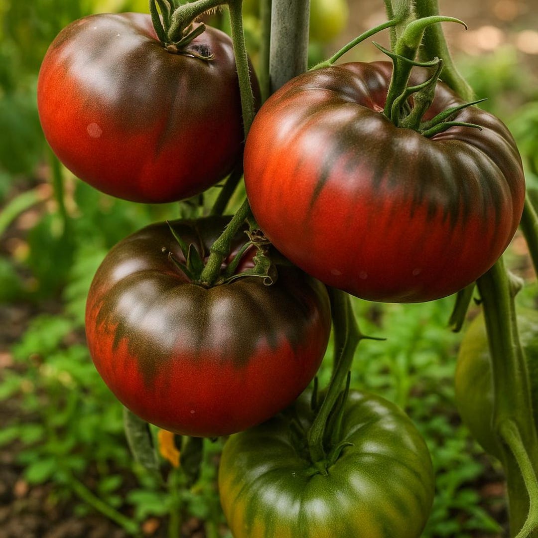 120 Chef’s Choice Black Tomato Seeds - Organic AAS Winner, Heirloom ...