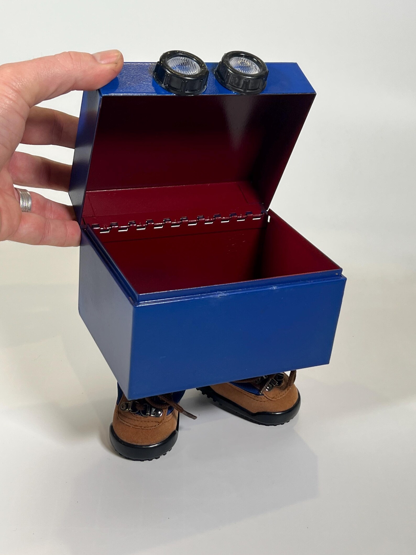 Metal Sneaker Robot Box - Etsy