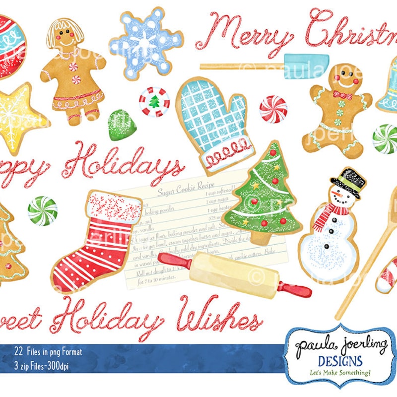 Cookies Clip Art - Etsy