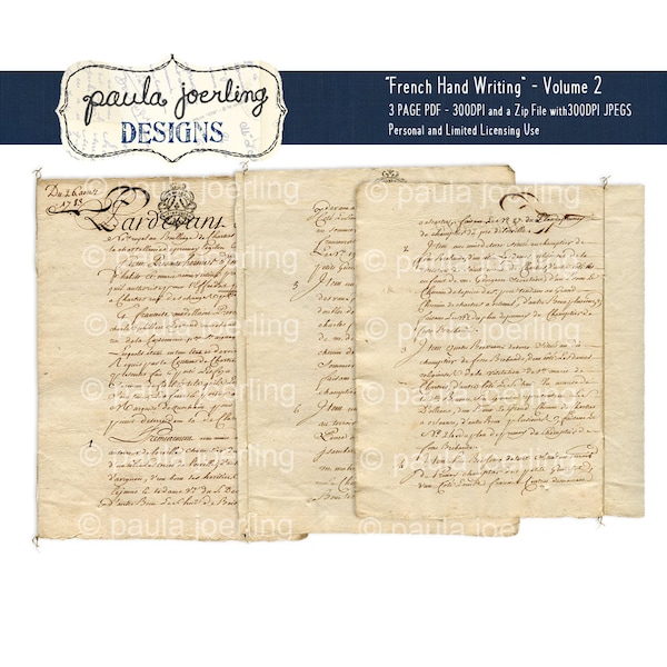 Old Cursive Writing - Etsy