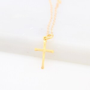Delicate Gold/ Silver Cross Necklace, Celebrity Jewelry, Cross Necklace ...