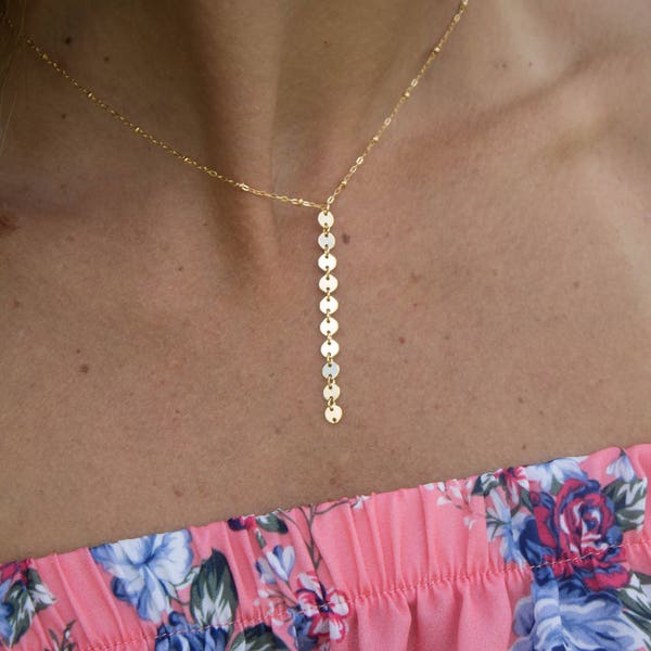Y Drop Necklace - Etsy