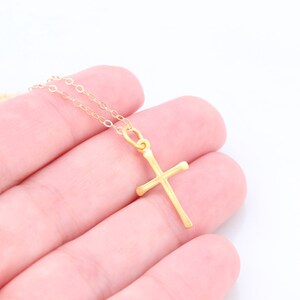 Delicate Gold/ Silver Cross Necklace, Celebrity Jewelry, Cross Necklace ...