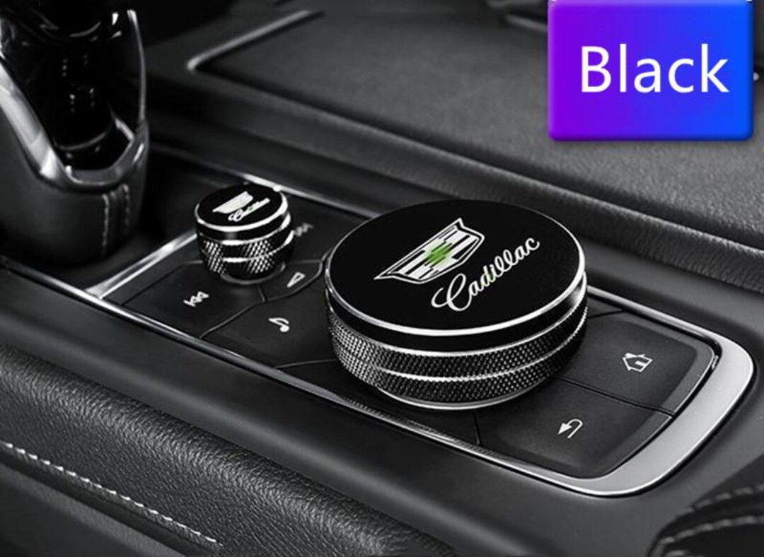 Cadillac Center Console Navigation Knob Cover Black 5cm – Diamond Anti ...