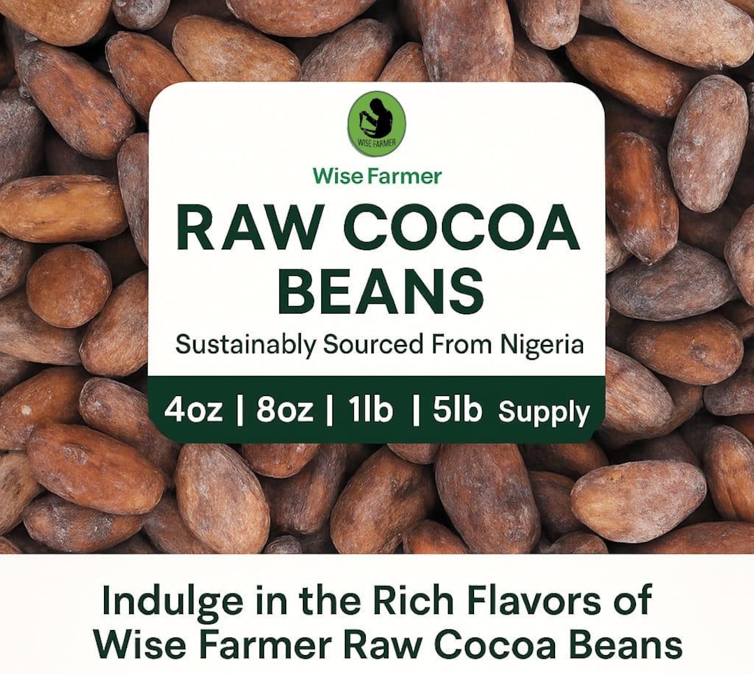 Raw Nigerian Cocoa Beans: Unroasted Chocolate Making, Bulk Available - Etsy