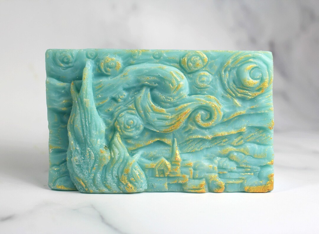 Starry Night Soap, Handmade Soap, Cold Process Soap, Decorative Soap ...