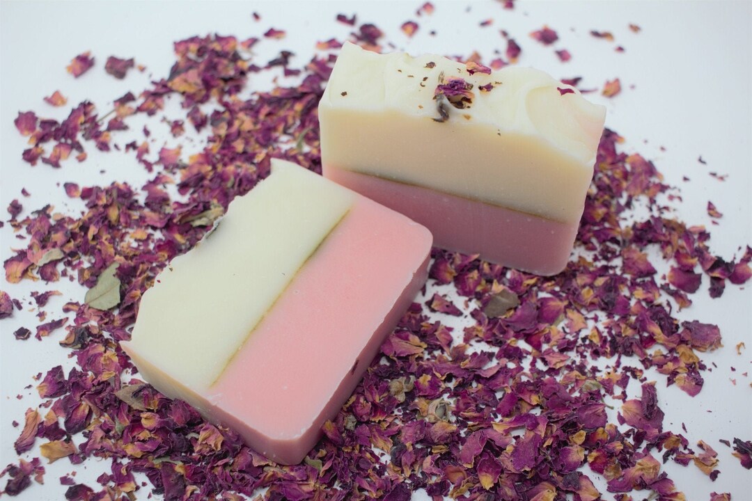 Rose Soap, Victorian Rose Cold Process Soap, Vegan Friendly, Bar Soap ...
