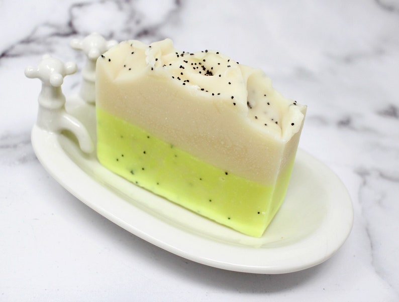 Lemon Poppy Soap Artisan Soap Bar Soap Vegan Friendly Soap - Etsy