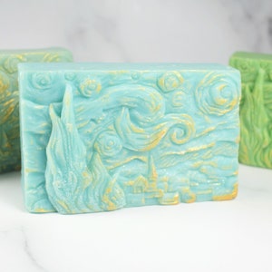 Starry Night Soap, Handmade Soap, Cold Process Soap, Decorative Soap ...