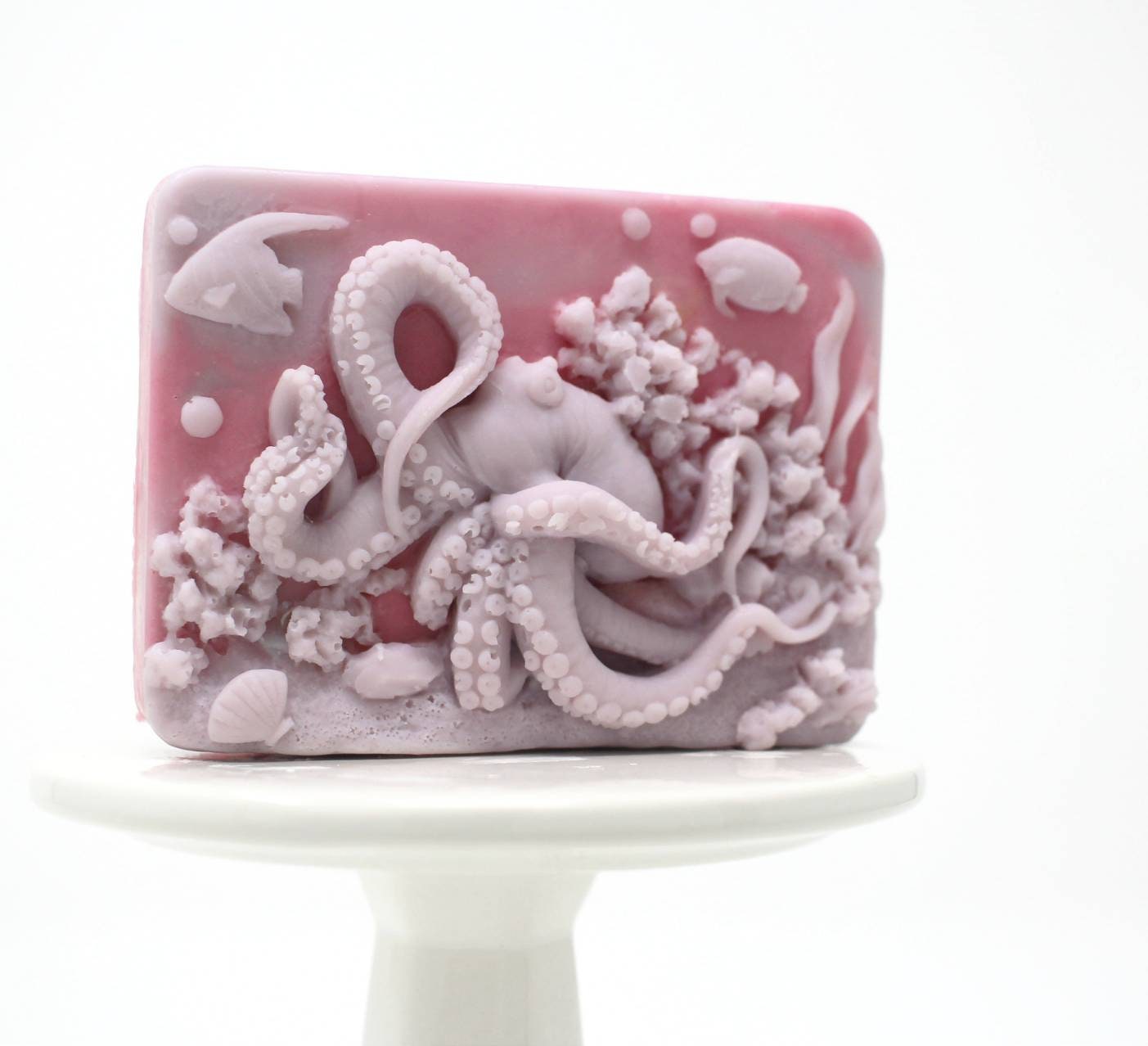 Octopus Shaped Soap 3.5 oz Vegan Friendly Cold Process Soaps | Etsy