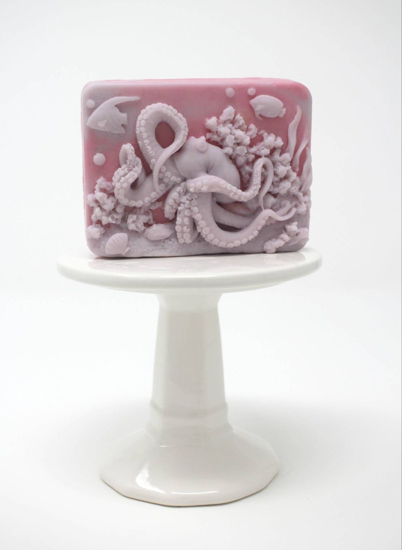 Octopus Shaped Soap 3.5 Oz Vegan Friendly Cold Process Soaps - Etsy