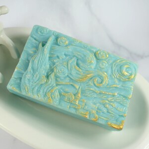 Starry Night Soap, Handmade Soap, Cold Process Soap, Decorative Soap ...