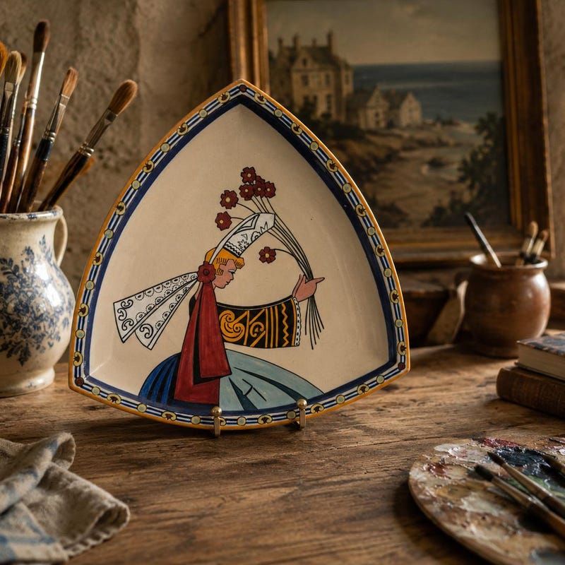 Vintage Quimper Platters - Etsy