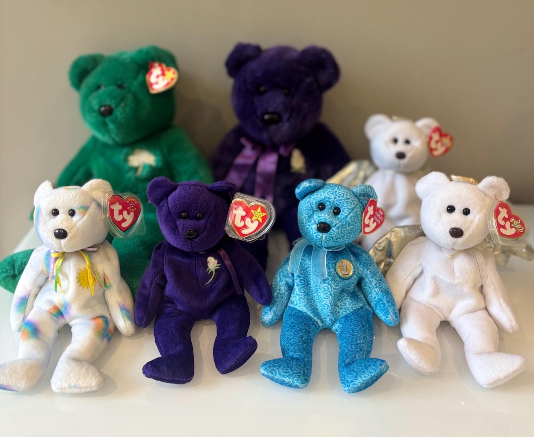 Ty Beanie Babies Buddies Bears PRINCESS DIANA Buddy, Princess Made in ...