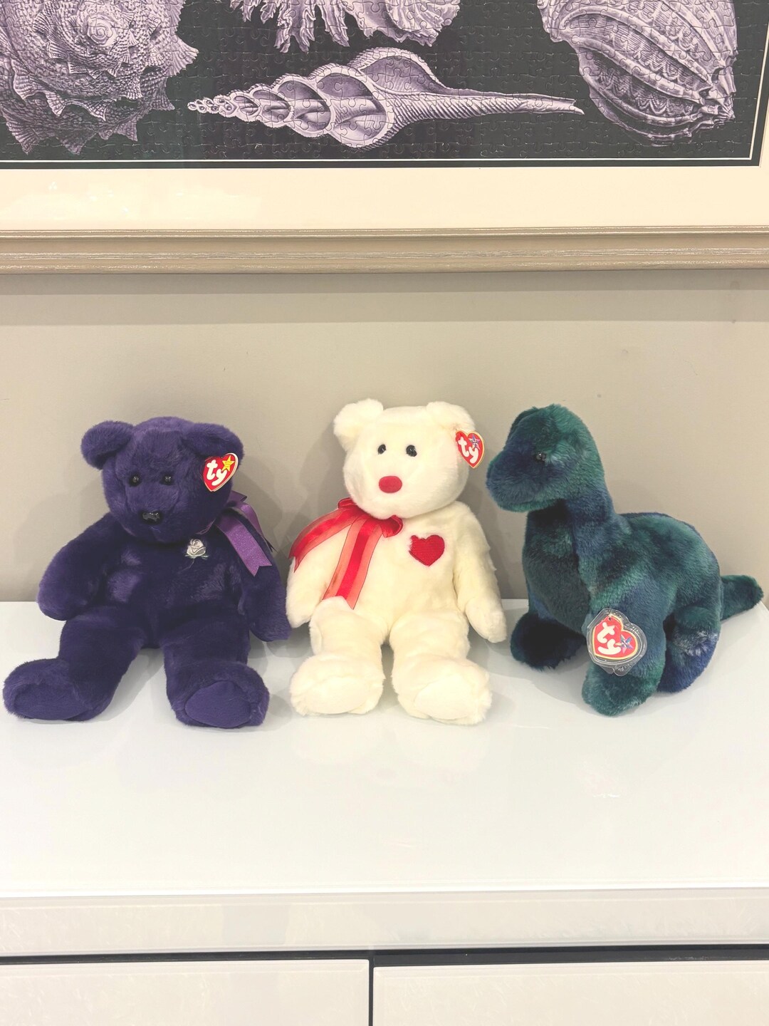 TY Beanie Buddies PRINCESS BRONTY Valentino Retired Soft Plushies With ...