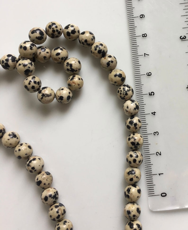 Strand Agate Beads Spotted Dalmatian Agate Round Beads 6mm - Etsy