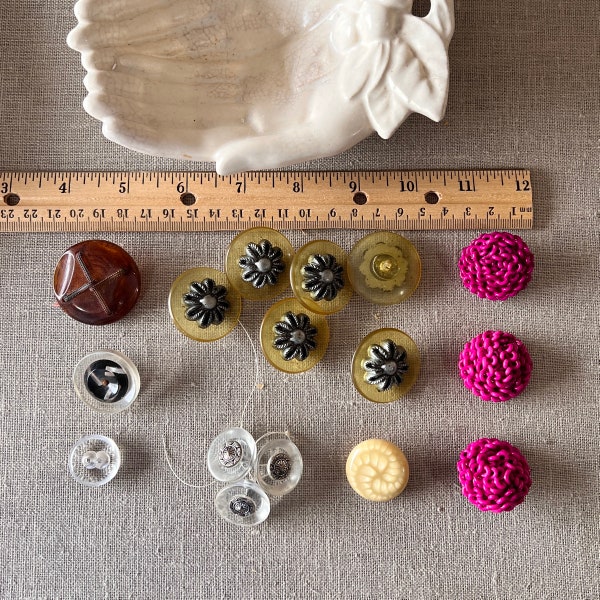 Clear Lucite Buttons - Etsy