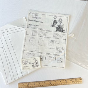 Vintage Quilted Coat Pattern - Uncut Daisy Kingdom Happi Coat S-M-L ...