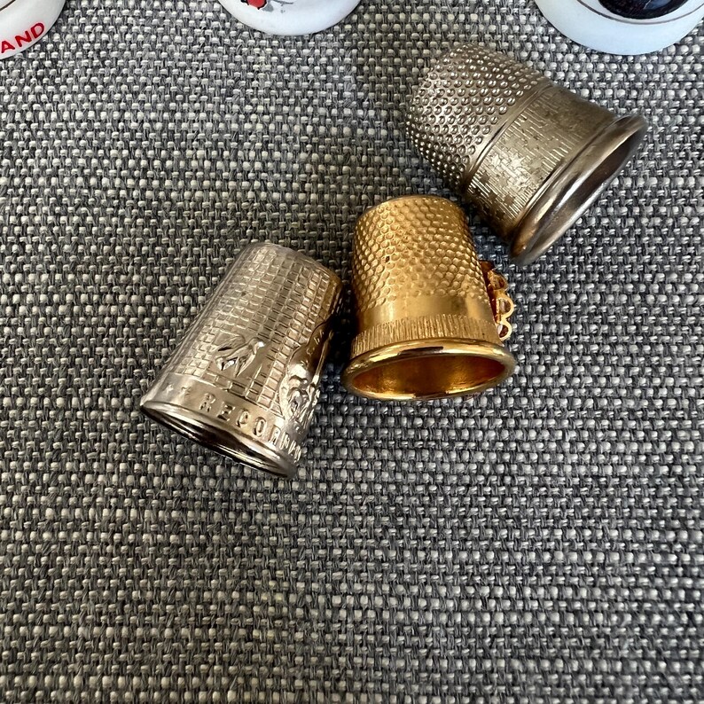 Vintage World Travel Attractions Thimble, Your Choice of 1 or More for ...