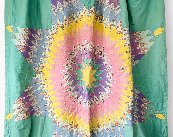 As is 1930s Lone Star Quilt Cutter 72” X 75” #7412 - Etsy