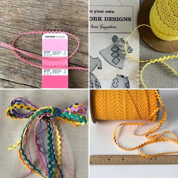 Yellow Rick Rack - Etsy