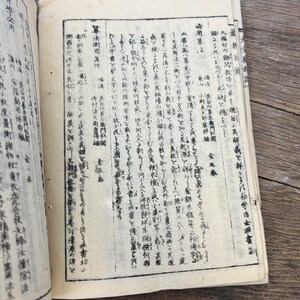Vintage Japanese Writing, Woodblock Print Book Page Bundle 8 16 Folded ...
