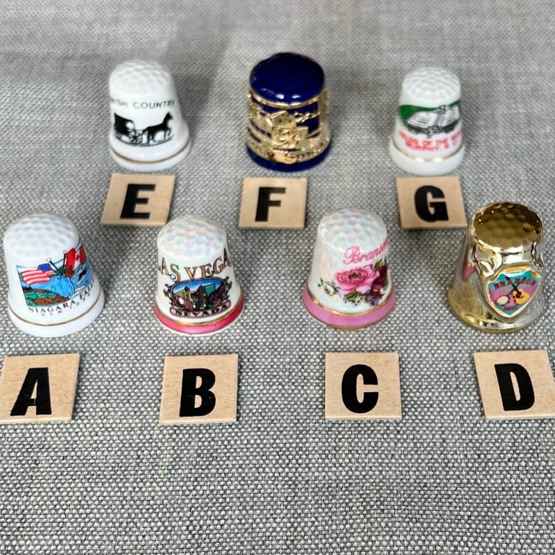 Collectible Thimbles - Etsy