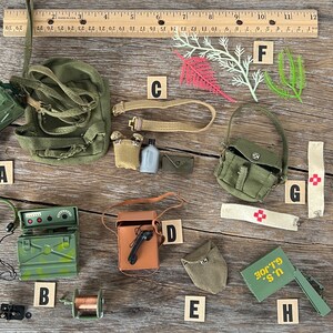 Last One! 1964 GI Joe Gear Camouflage Leaves 12" Doll Action Figure ...