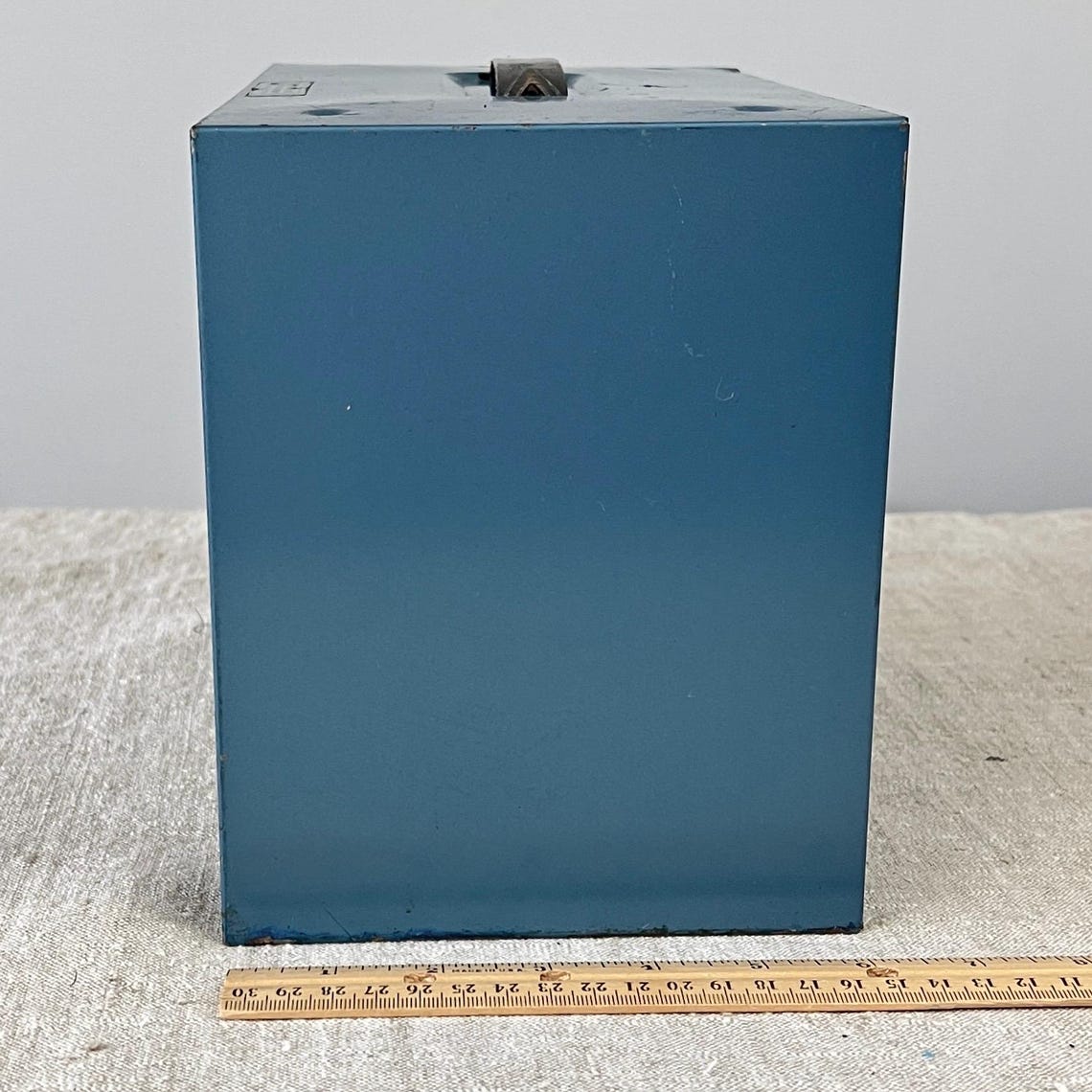 Vintage Akro Metal Storage Box, 15 Drawers, Clear & Blue 10" X 8" X 6 1 ...