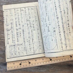 Vintage Japanese Writing, Woodblock Print Book Page Bundle 8 16 Folded ...
