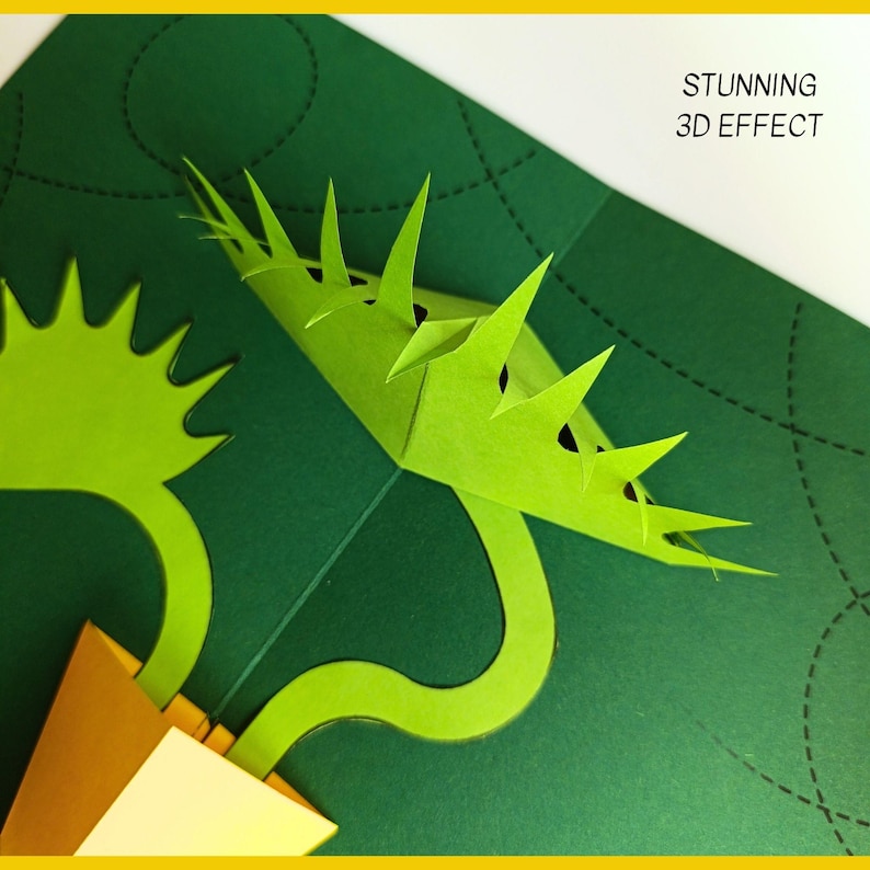Venus Flytrap Pop-up Card Template: DIY Paper Craft (PDF Pattern) - Etsy