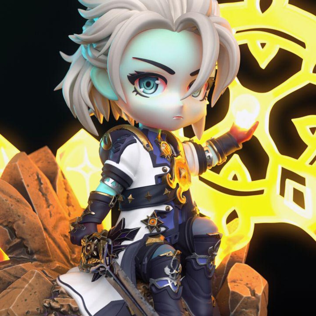 Chibi Arcane Alchemist – 3D Printable Fantasy STL - Etsy