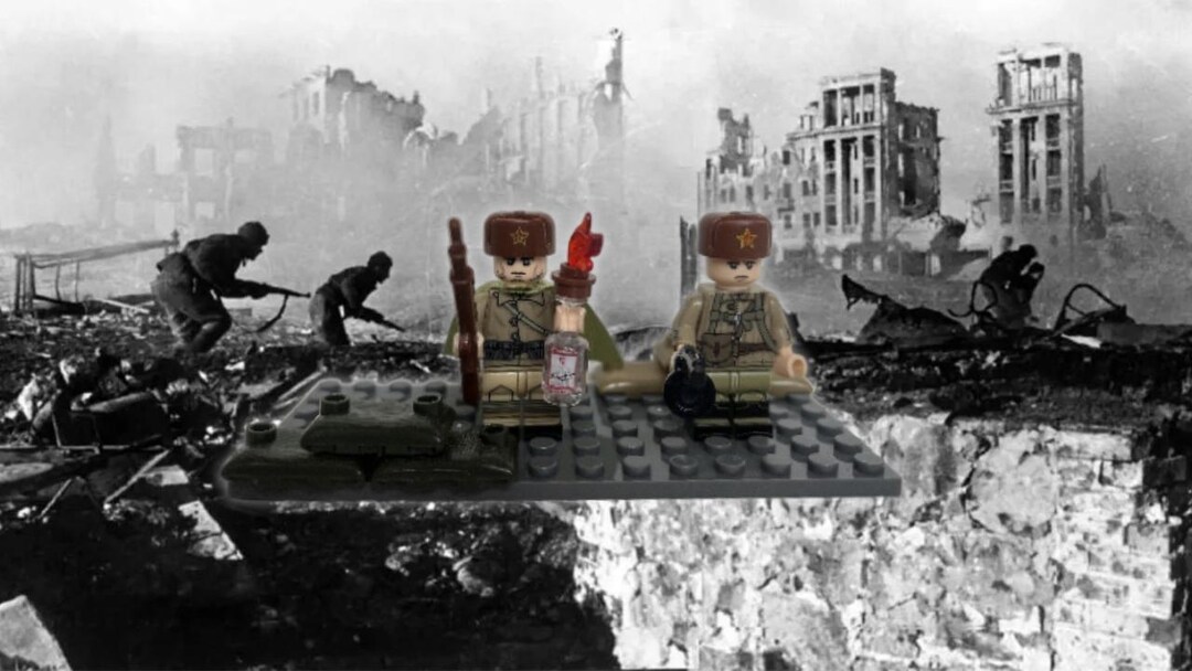 WW2 Soviet Soldiers Custom Minifigures | Stalingrad Battle Brick Set ...