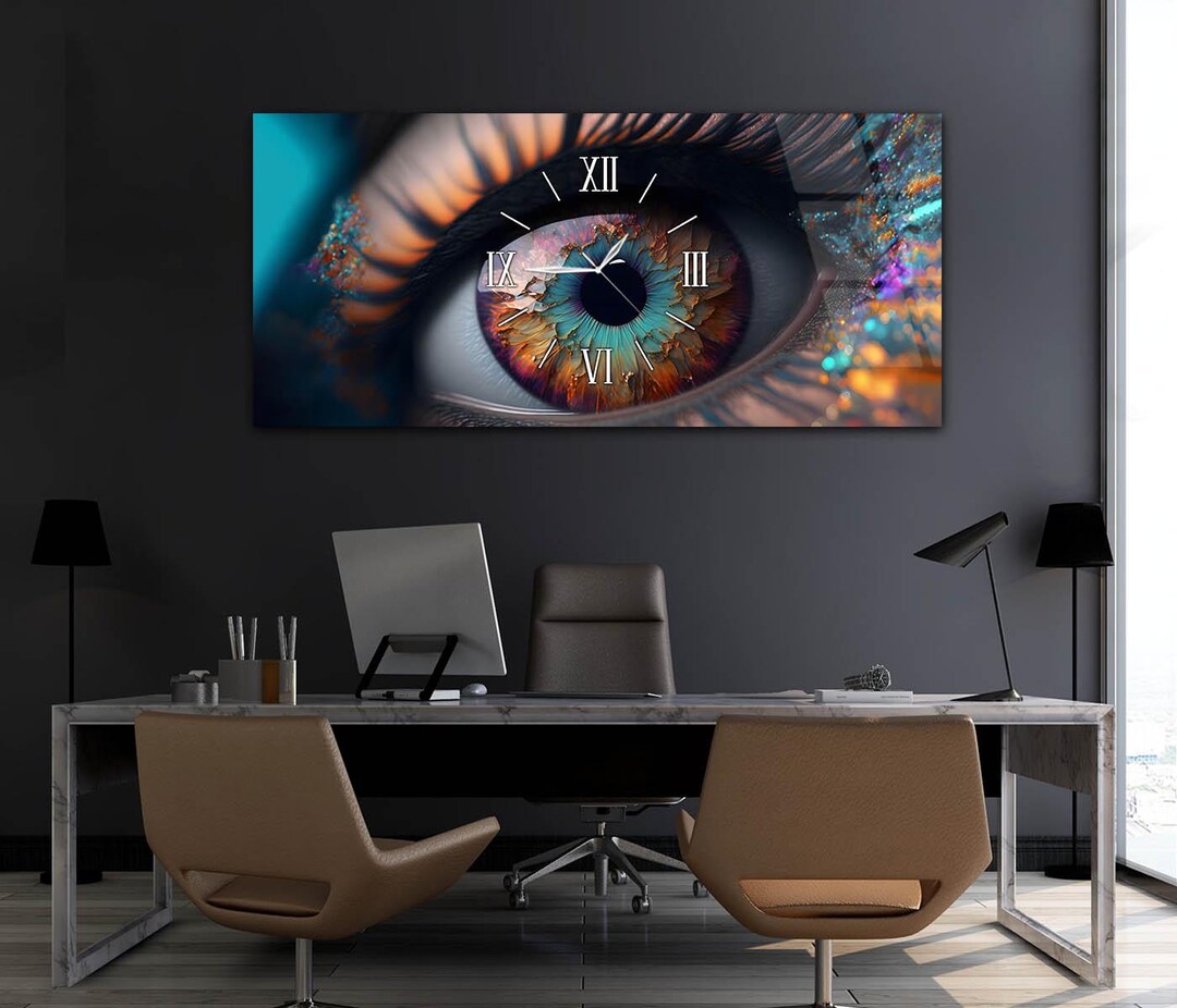 All-seeing Eye Roman Numerals Clock – Mystical Wisdom Timepiece ...