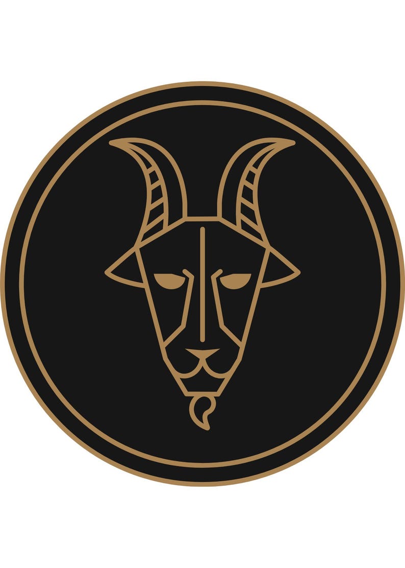 Capricorn Zodiac Printable Wall Art – Digital Astrology Sign Download ...