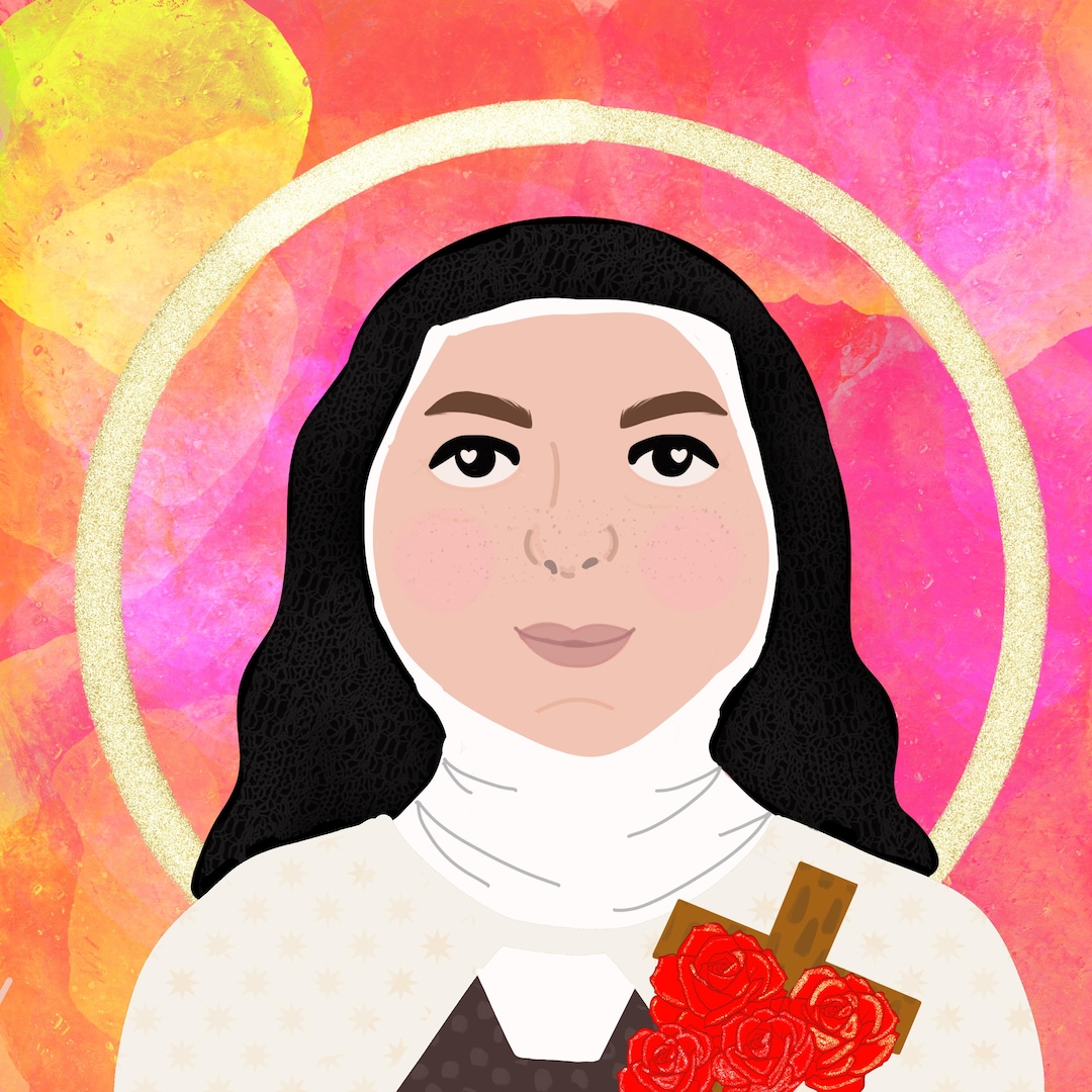 Saint Thérèse of Lisieux Digital Print |st Therese Print | Catholic ...
