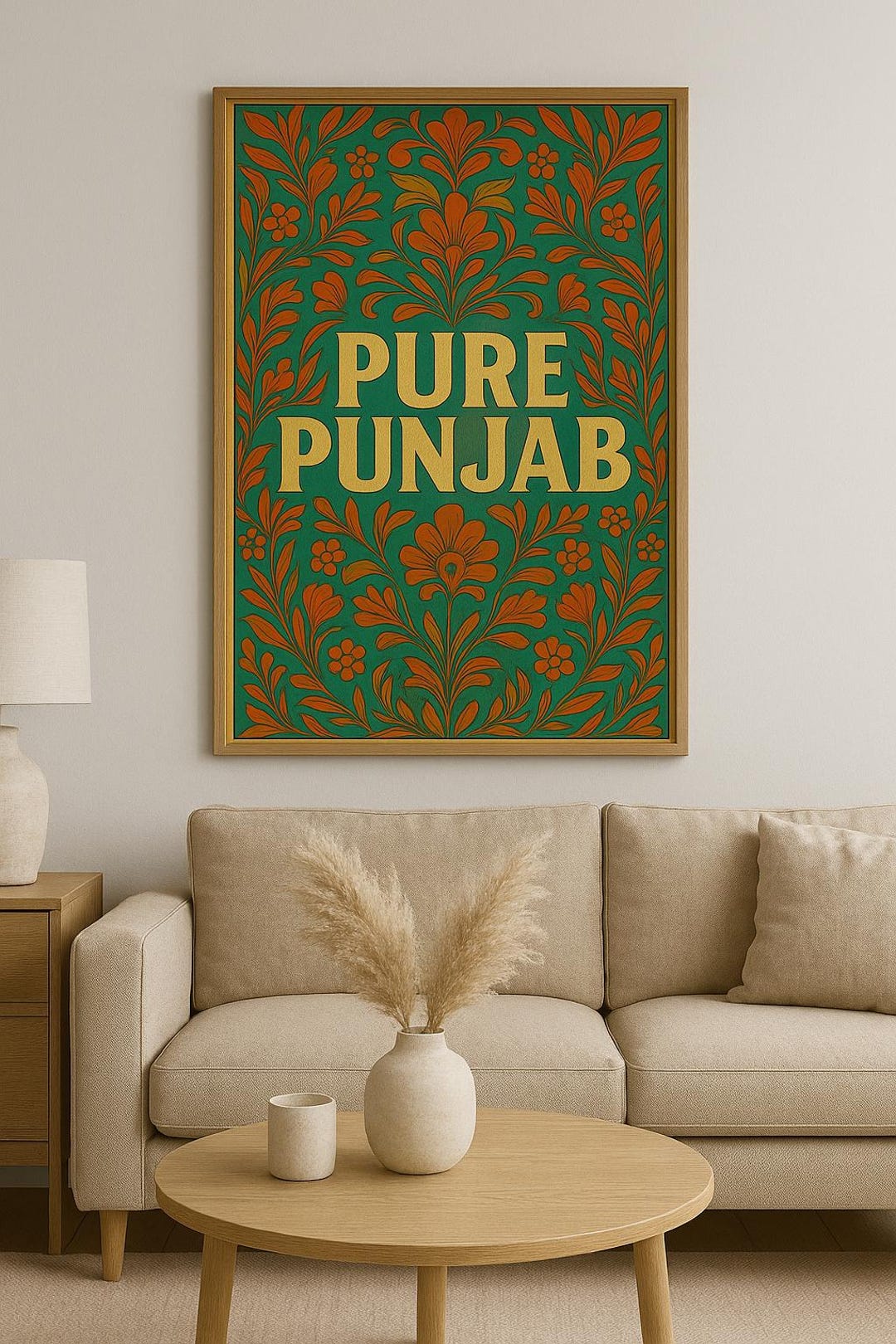 PURE PUNJAB Digital Poster | Desi Wall Art | Printable Indian Heritage ...