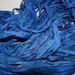 10 Yards Royal Blue Sari Pure Silk Ribbon Yarn for Tassels Fair Trade ...