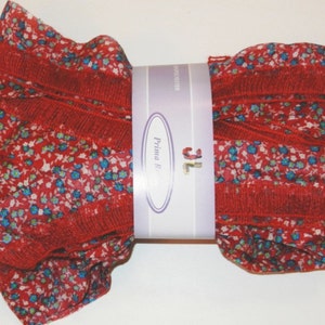 100g Fabric Chiffon Ruffle Yarn Red Flowers 1011 Beautiful Color - Etsy